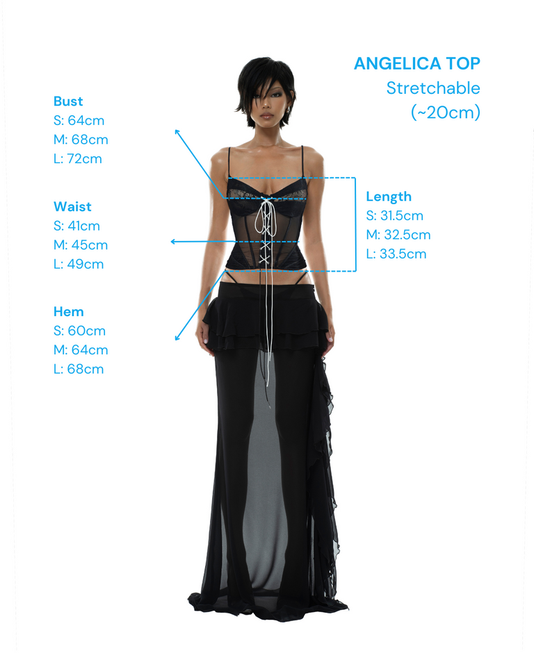 Angelica Top - Black – HUELLEYROSE ONE MEMBER LIMITED LIADBILITY ...